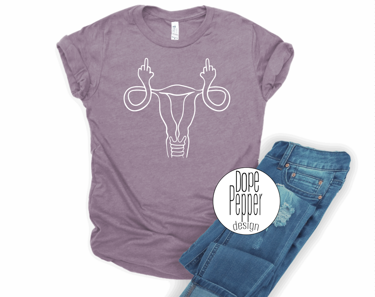 Uterus Middle Finger – Dope Pepper Design