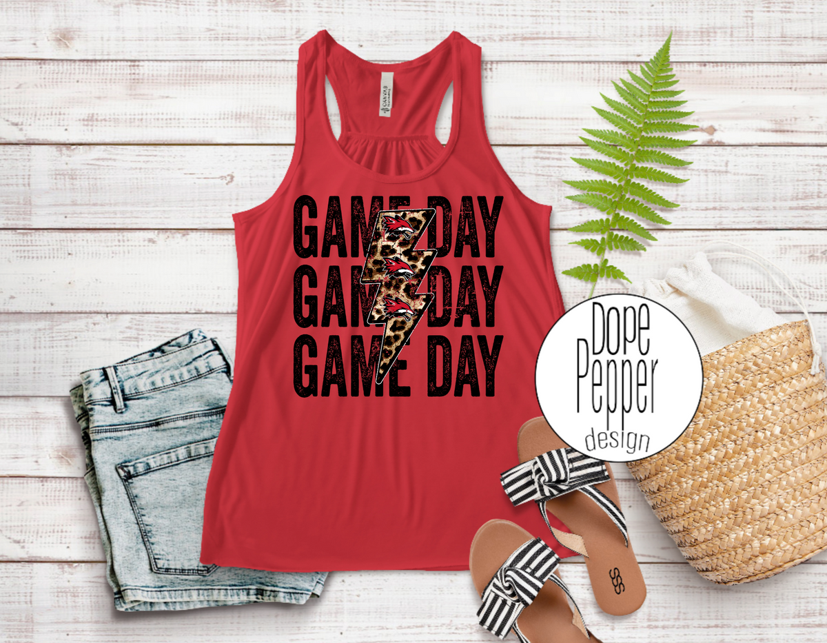 Game Day Foxes Lightning Bolt – Dope Pepper Design
