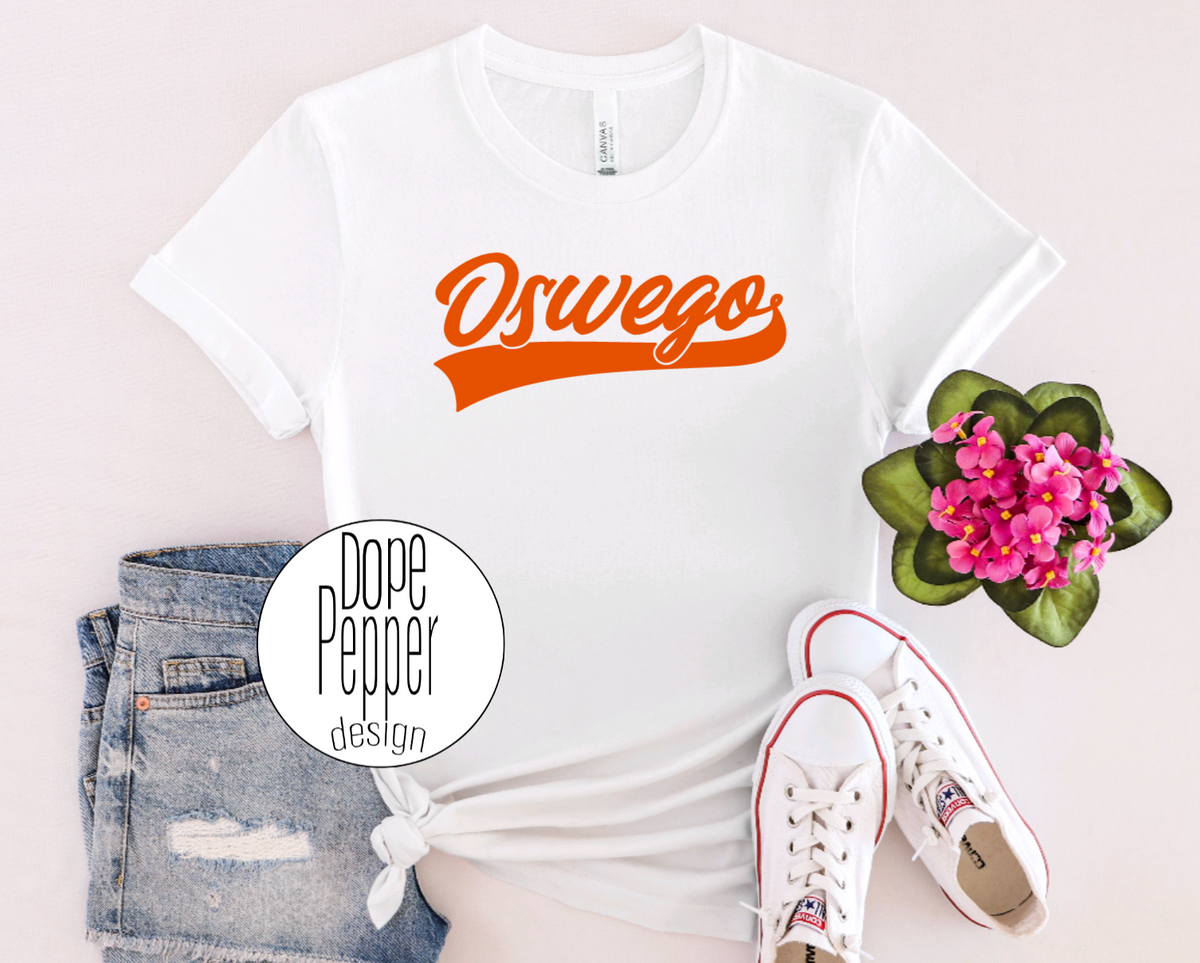 Oswego Swoosh Orange – Dope Pepper Design